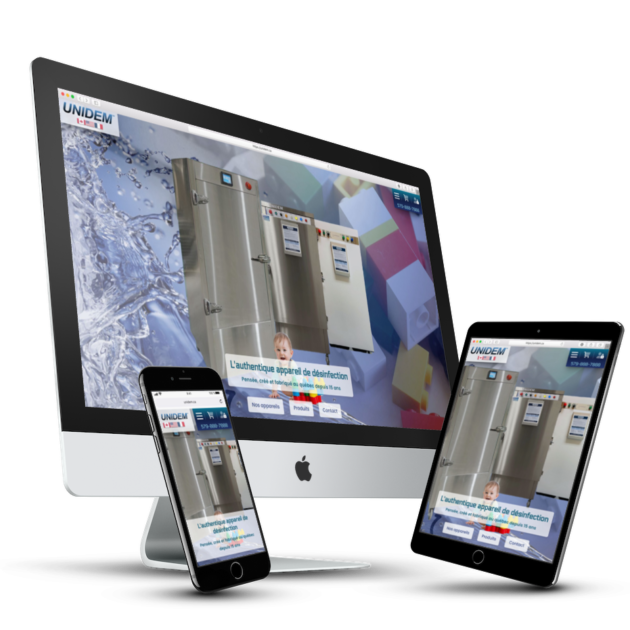 Unidem - Réalisations de sites web