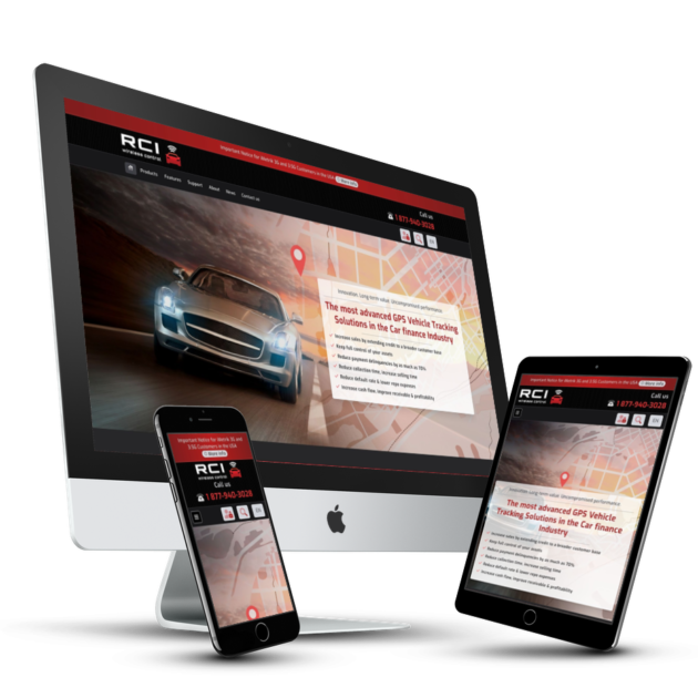 RCI Wireless Control - Réalisations de sites web